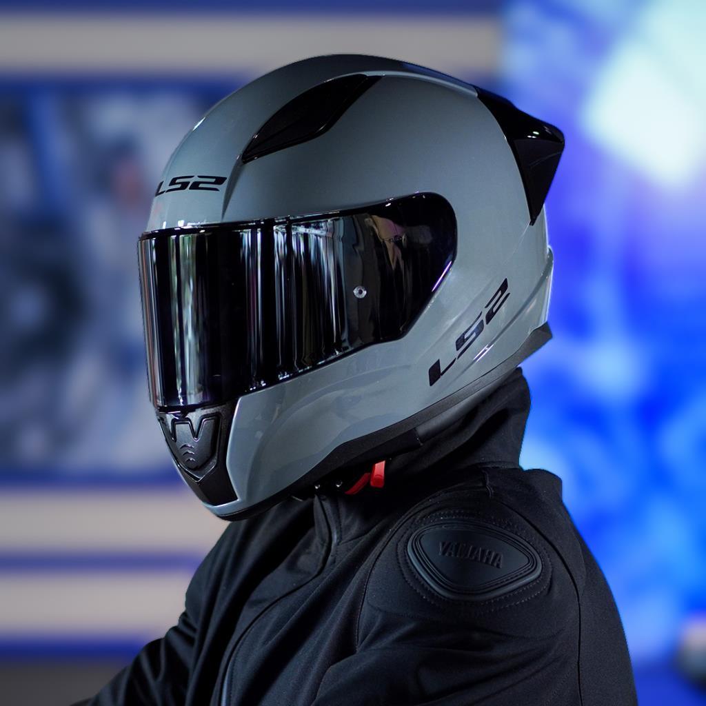 LS2 Rapid 2 Race Nardo Gri Kask ve Şeffaf Vizör - Ride4Moto